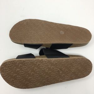 Mad Love | Shoes | Mad Love Black Double Buckle Slides | Poshmark